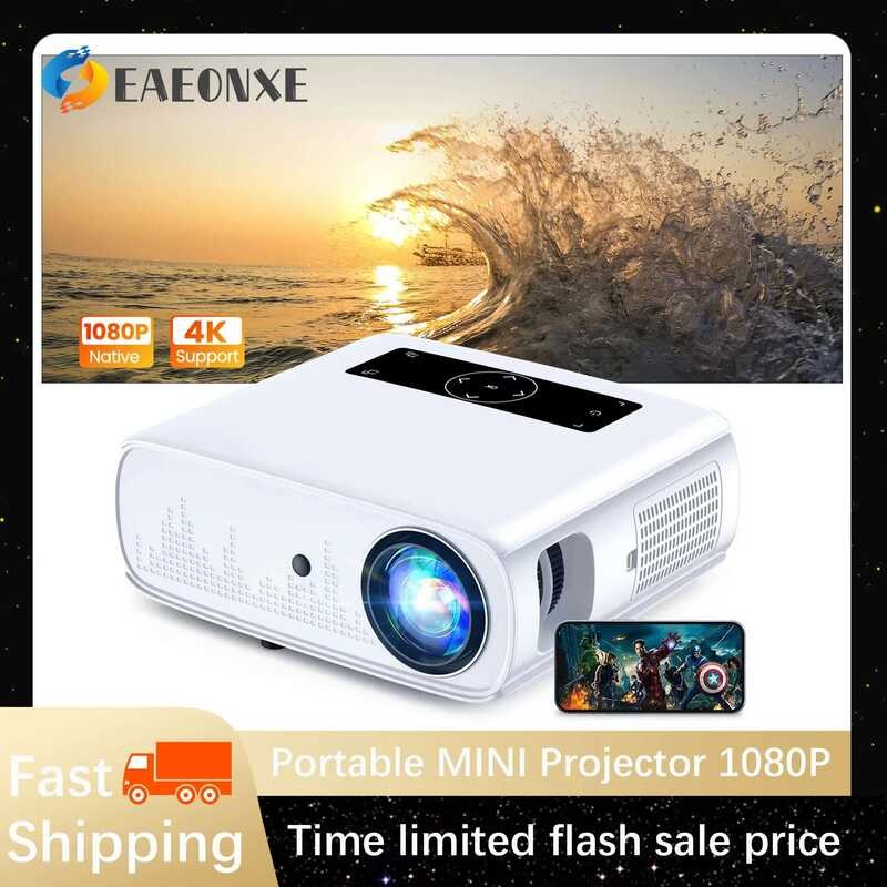 X 1080P Video Projector 15000 Lux 490 ANSI Wifi Bluetooth 300'' Screen ...