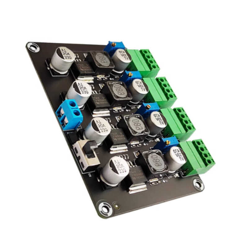 LM2596 Multi channel Switching Power Supply with Four Adjustable Voltage Output Modules DC5-40V ...