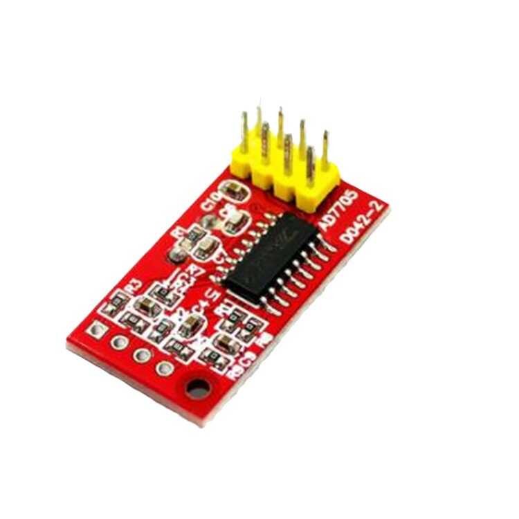 AD7705 Dual 16 bit ADC Data Acquisition Module Input Gain Programmable SPI Interface TM7705 ...