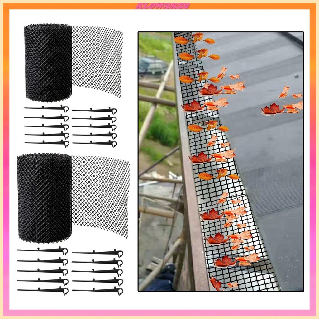 Plastic Gutter Guard Mesh Gutter Guard Roll Leaf Guard Splash Roof ...