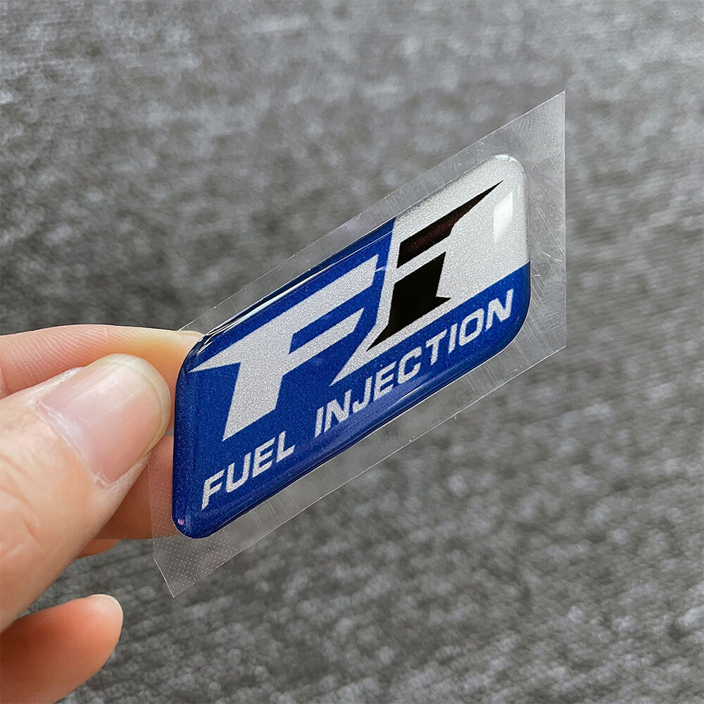 FI Emblem EFI 3D Epoxy Sticker FI EFI System Logo Jelly Gel Decal for ...