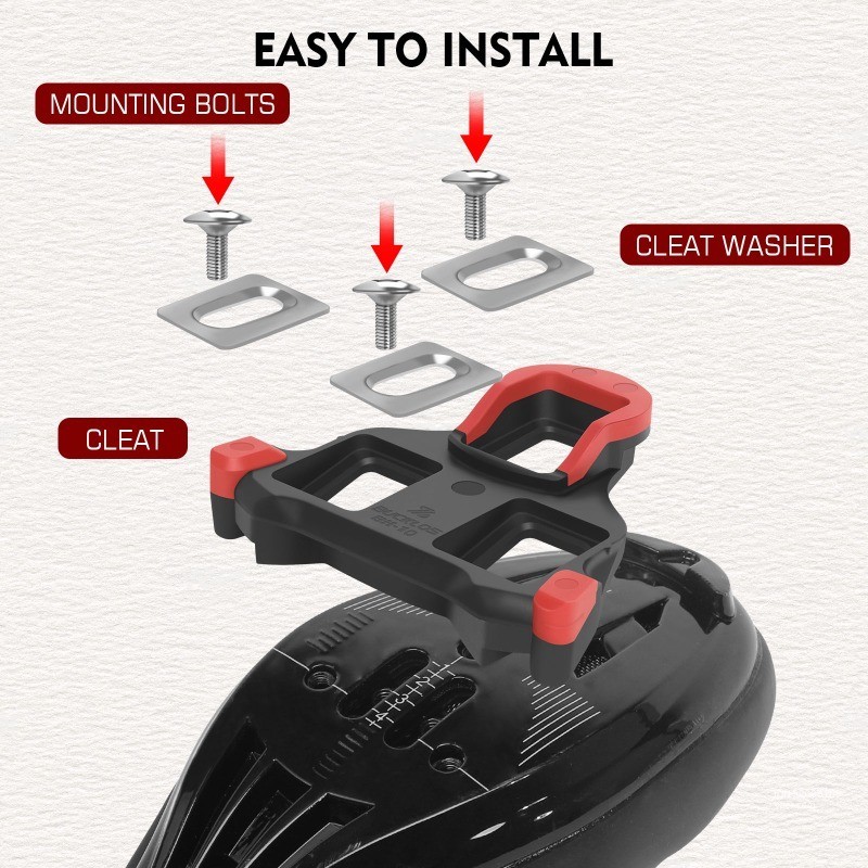 BUCKLOS Cleats Attachment SPD-SL for Shimano Rb Attachment 0/2/6 Road ...