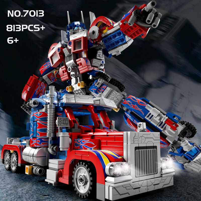 Transformation 800Pcs Optimus Prime Bumblebee Building Blocks 10302 ...