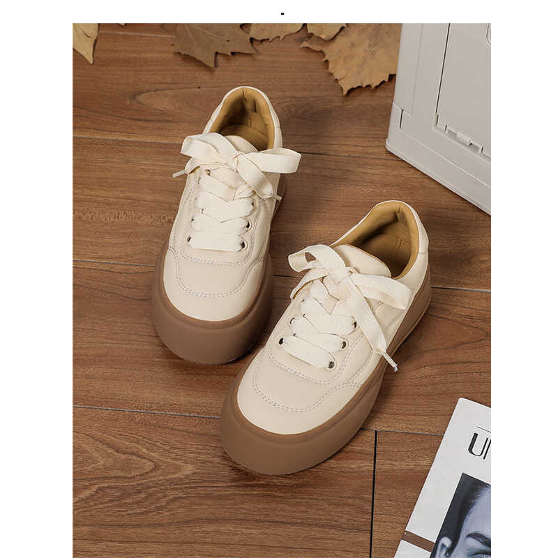 Thick 2 ☆ Soled German Training Shoes, Cowhide Round Toe Height ...