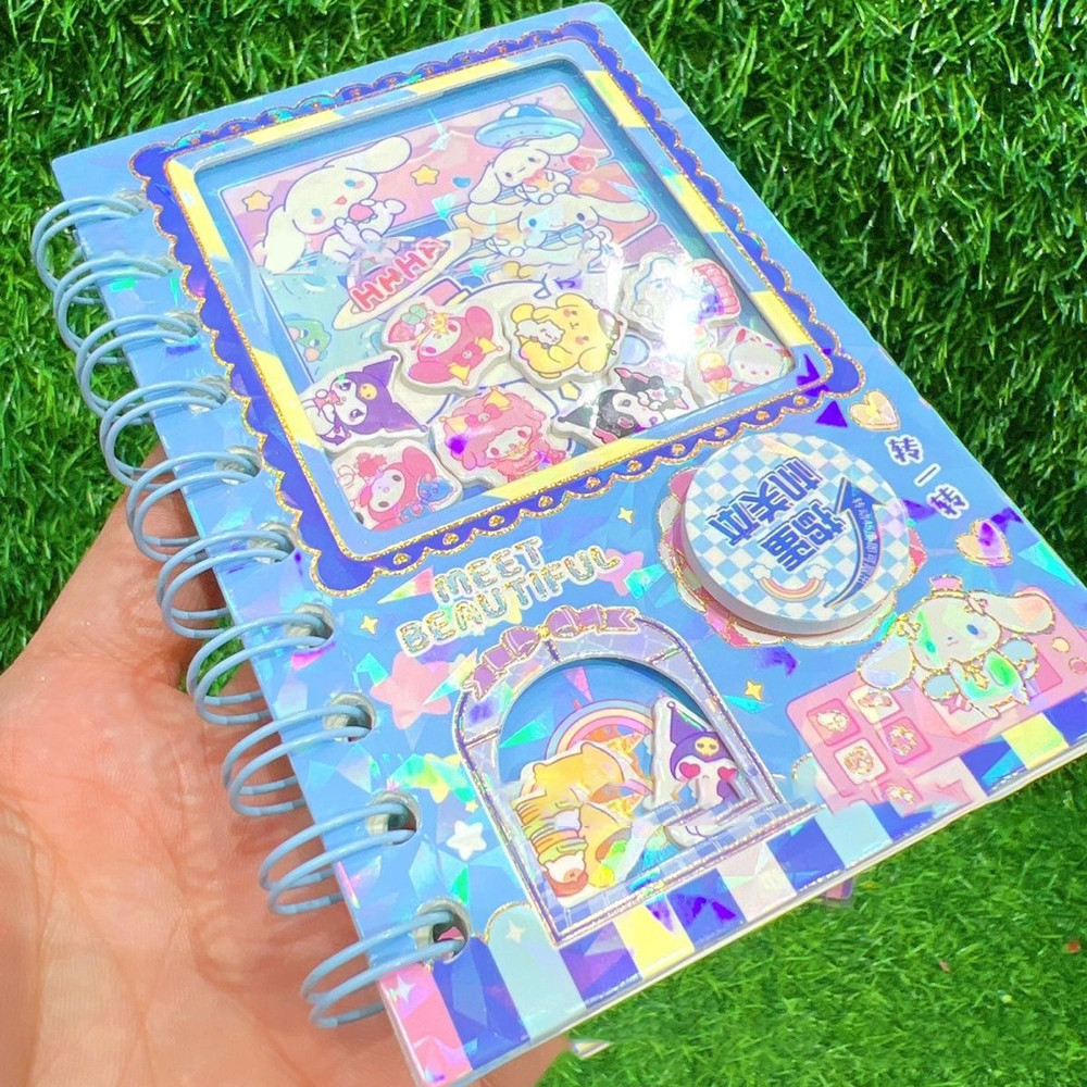 Cartoon Style Gashapon Machine Shake Notebook Fun Cute Capybara Coil ...