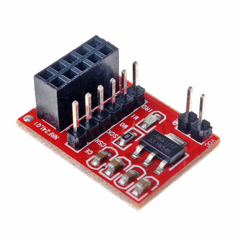 NRF24L01+Wireless Transmission Adapter Module Converter Board 8-Pin 10 ...