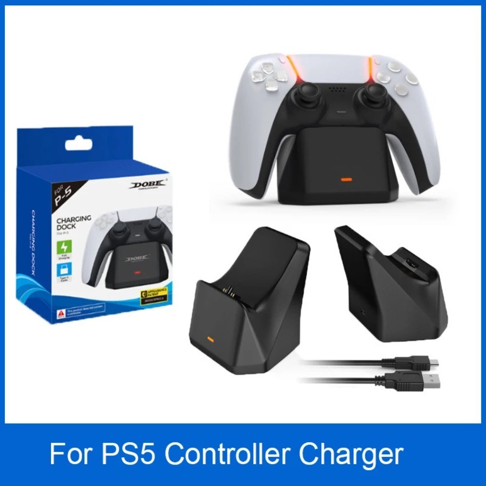 For PS5 Controller Charger USB Single Charging Dock Stand Station ...
