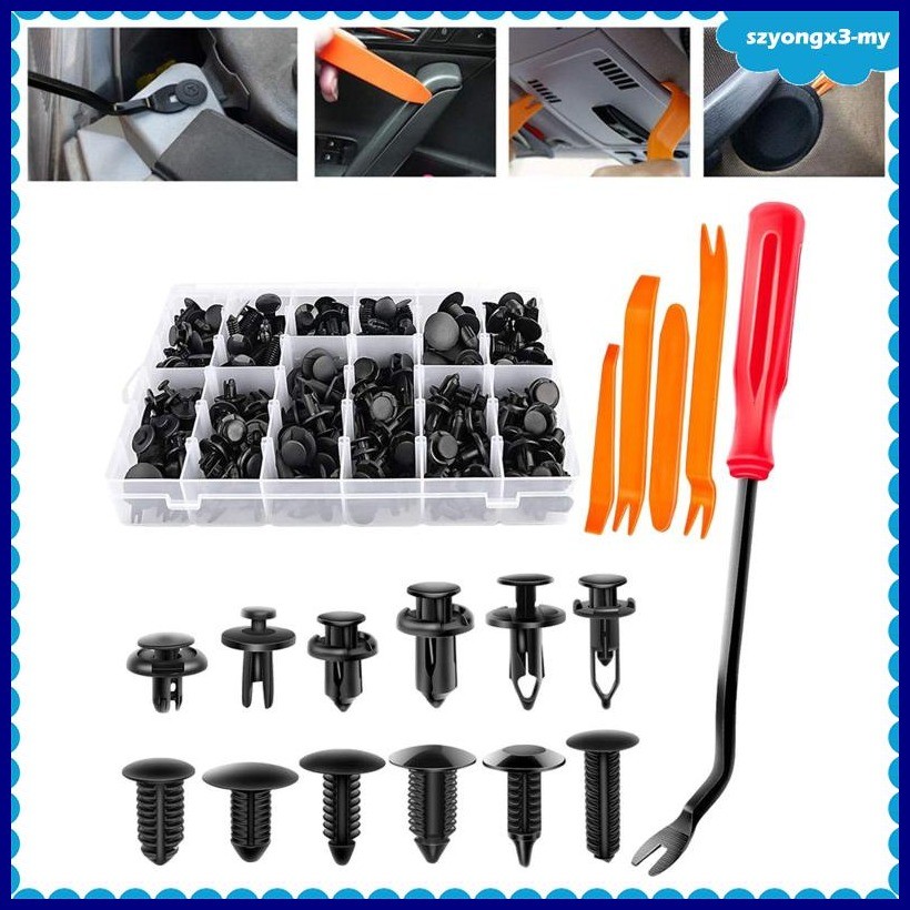 [SzyongxcbMY] 240 Pieces Car Body Retainer Clips Set Replacement Auto ...