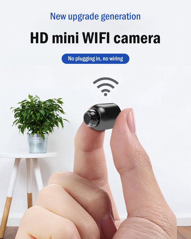 Hot Home Cat-Eye Camera Mini Cctv Camera Wireless 1080p Smart Wifi ...