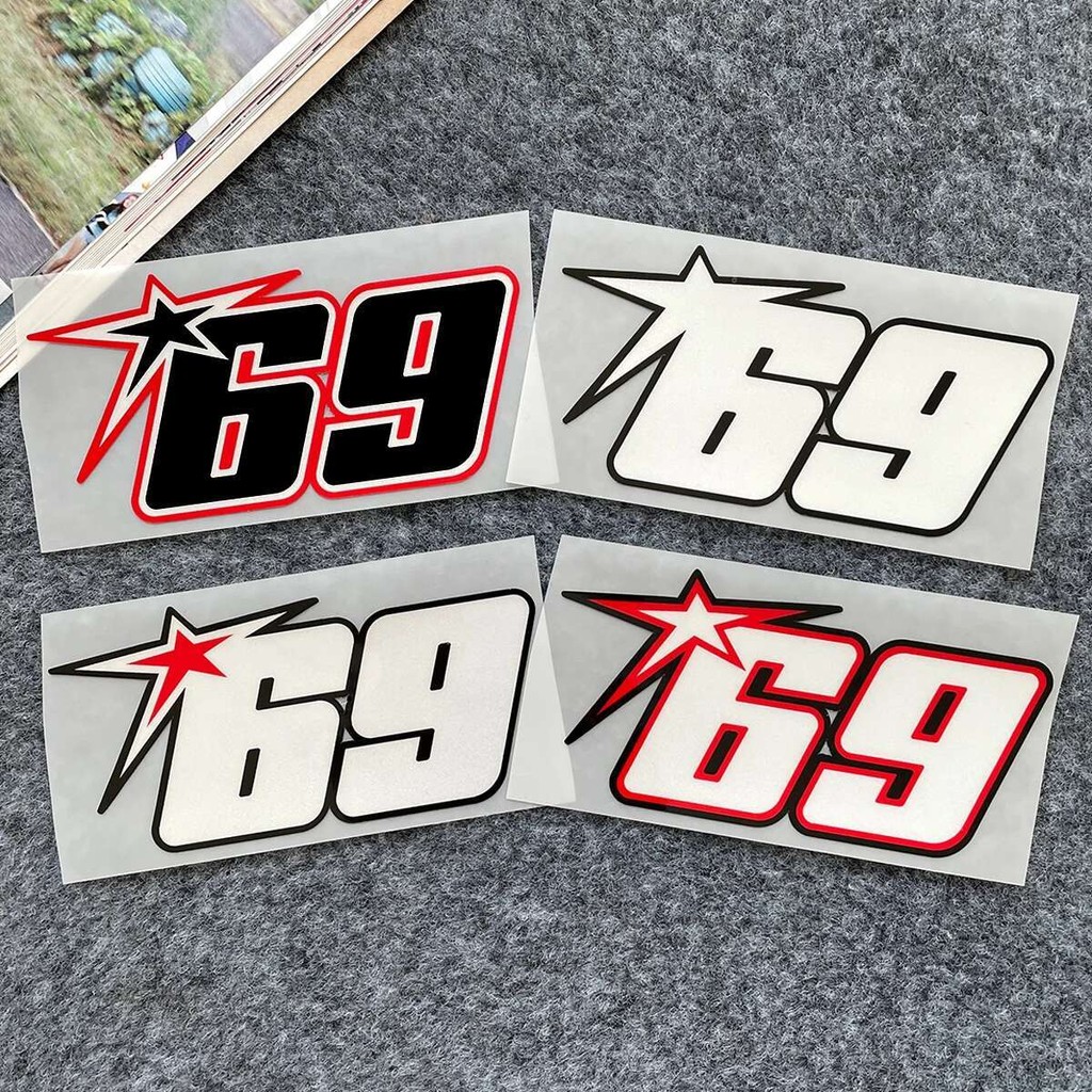 Nicky Hayden Number 69 Vinyl Decal, Self-Adhesive Car Sticker for Car ...
