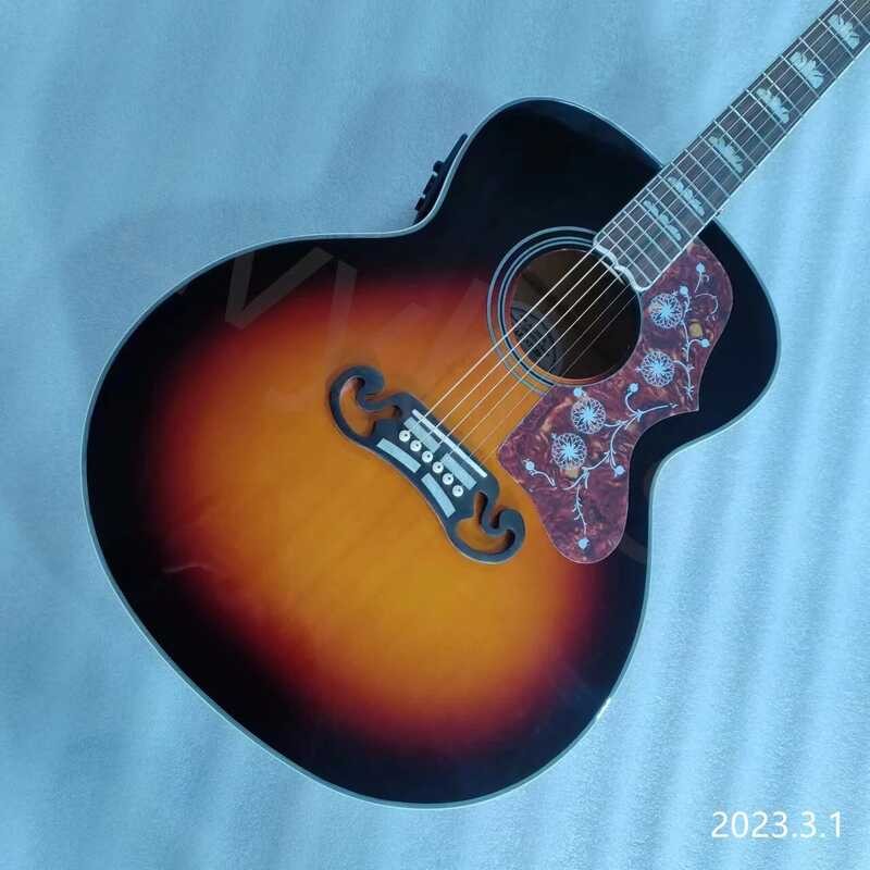 SJ200 Gibson Model Acoustic Vintage Suurst Fishman EQ With Pickguard ...