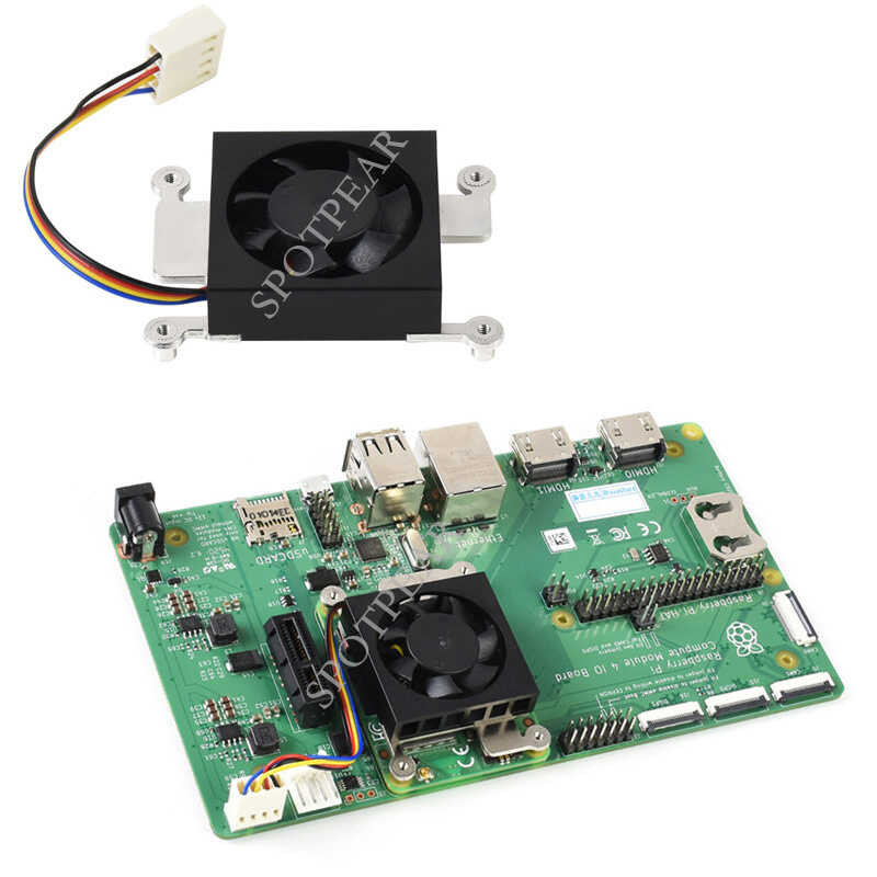 Raspberry Pi CM4 dedicated PWM cooling fan 3007 5V/12V low-noise with ...