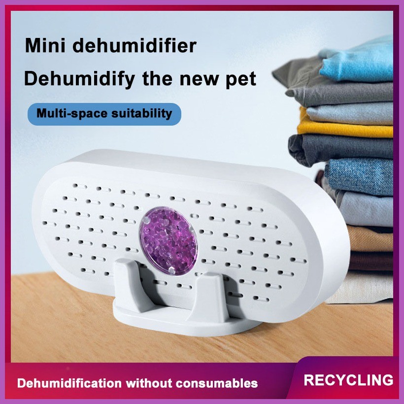 ☪ Dehumidifier10,000 reuses,300g reusable dehumidification pellets ...
