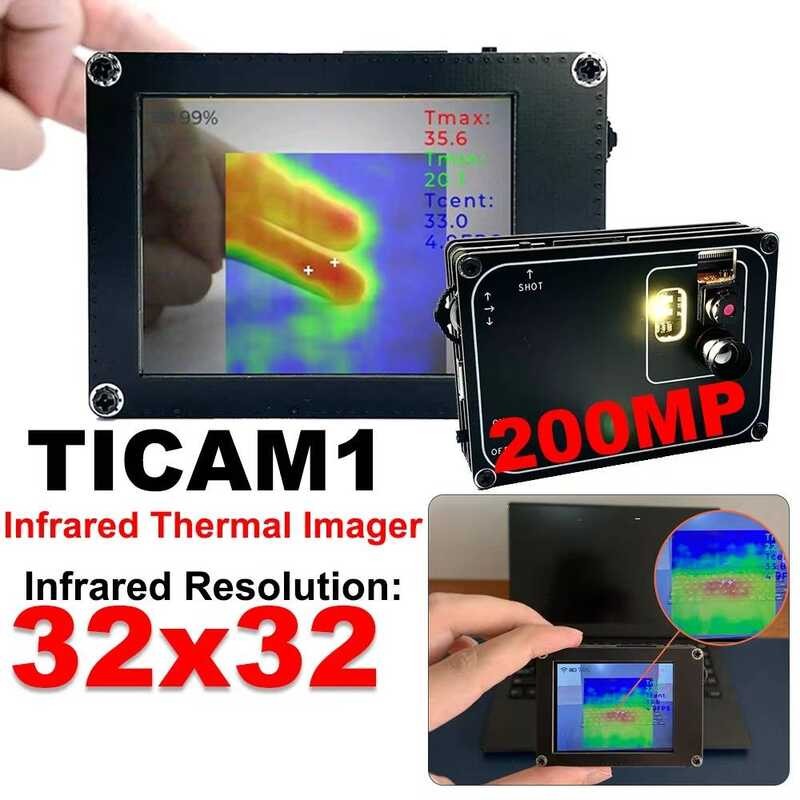 TICAM1 Digital Thermal Imager Infrared Sensor 200MP 32 x 32 Resolution ...