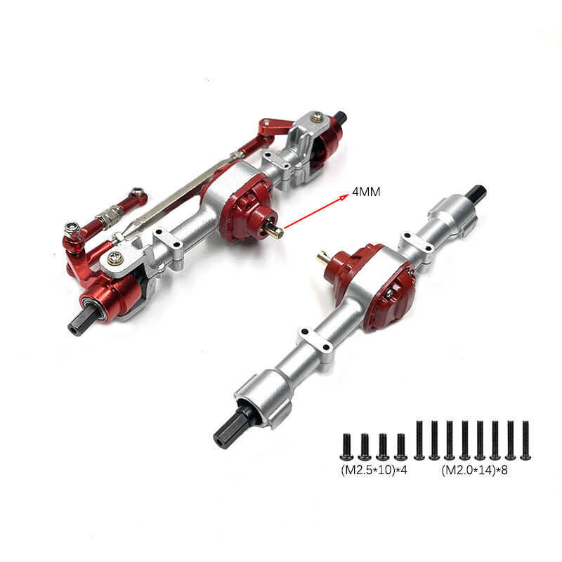 Mn78 For Mn82 Metal Front And Rear Axle With 3Mm To 4Mm Shaft Sleeve 1/ ...