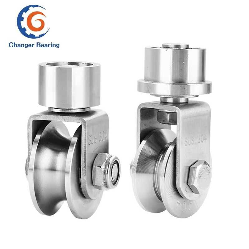 Degree Track Sliding Door Roller Wheel Stainless Steel Automatic ...