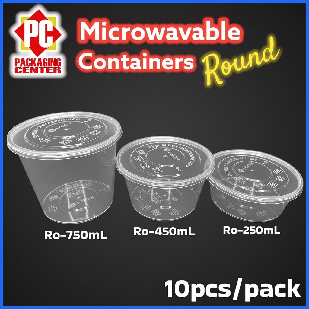 Round Microwavable Containers [10pcs] per pack COD Nationwide! (Pc ...