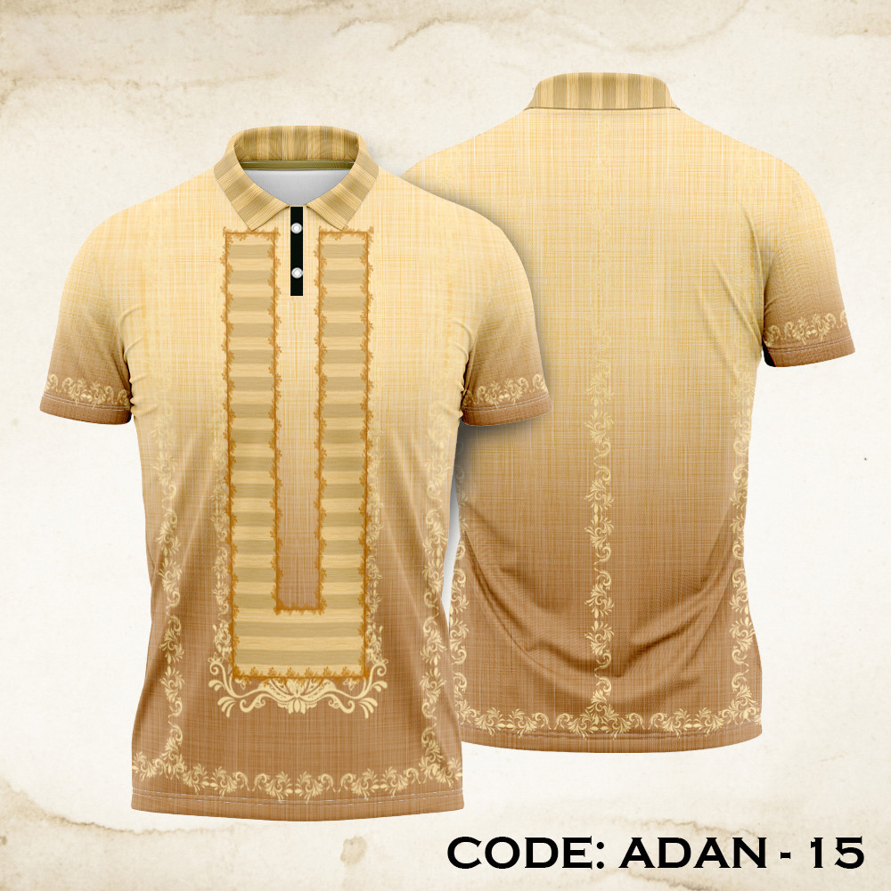 Philippine ethnic tribal modern barong polo shirt, retro traditional ...