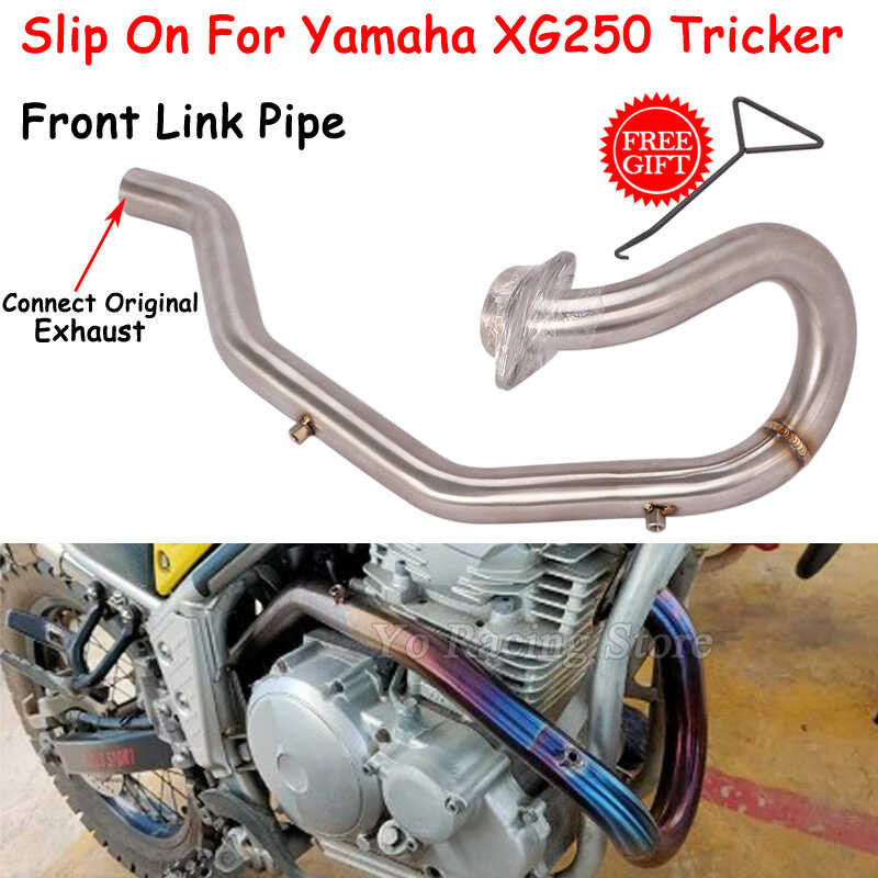 Motorcycle Exhaust Escape Modified Front K Pipe Connect Original Moto ...