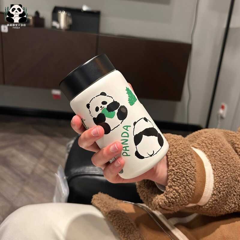 21 Portable Panda Thermos Cup 316 Stainless Steel Portable High ...