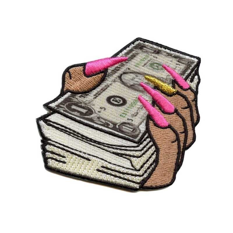 Make It Rain Money Patch Stripper Rap Culture Embroidered Iron On ...