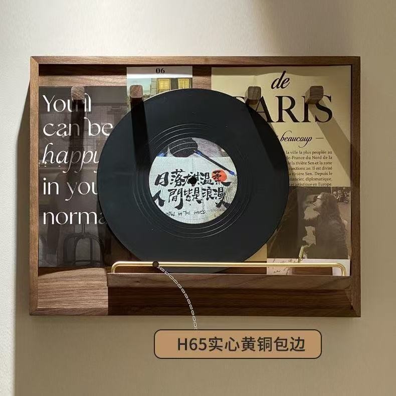 Black Walnut Electric Meter Box Hanging Picture Record Solid Wood ...