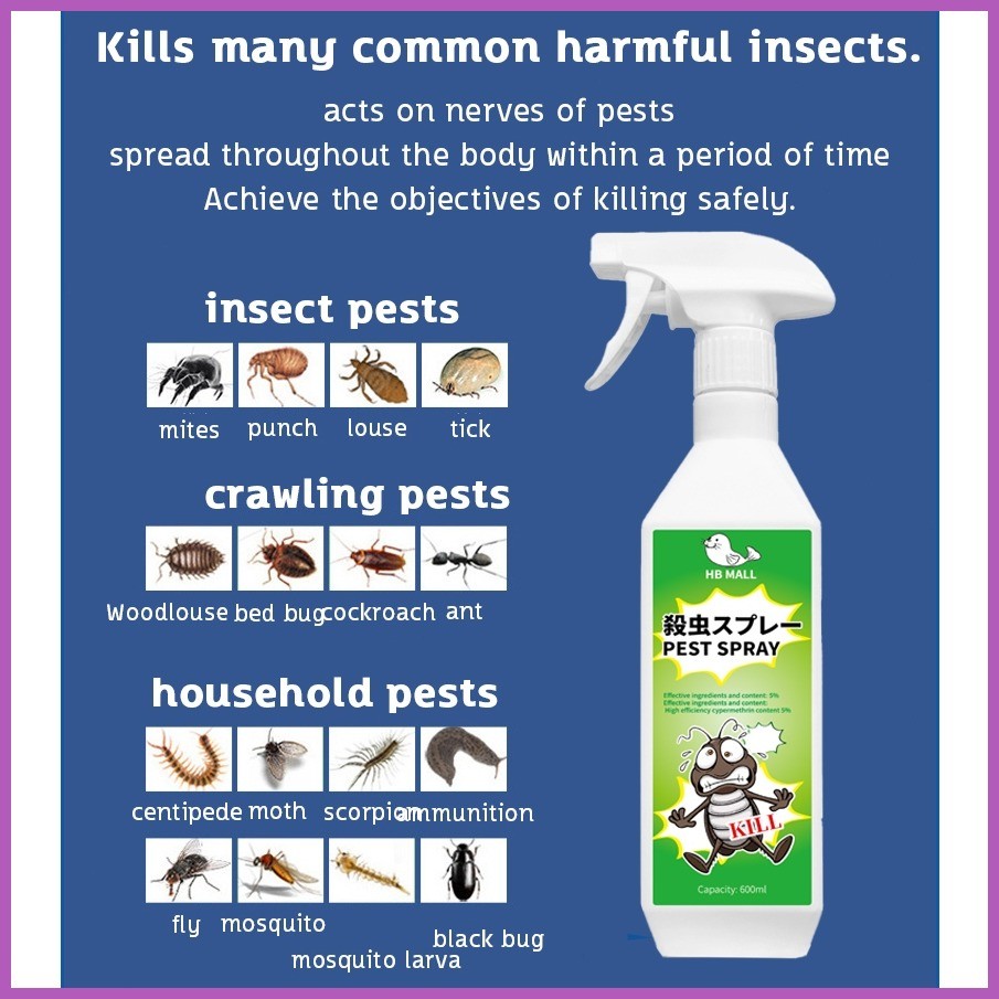 Within 100m No Pest Cockroach Killer Safe and Non-toxic Ant Killer ...