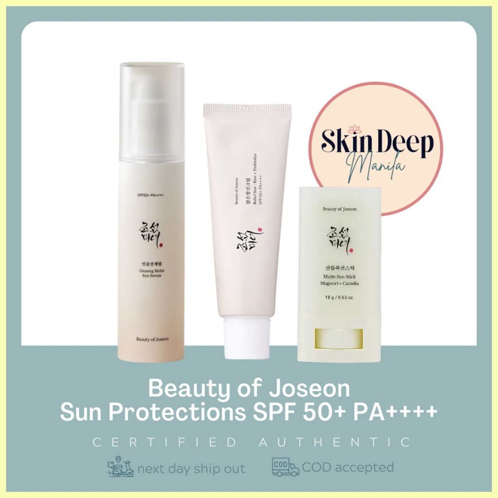 BEAUTY OF JOSEON Relief Sun Sunscreen / Matte Sun Stick / Ginseng Moist ...