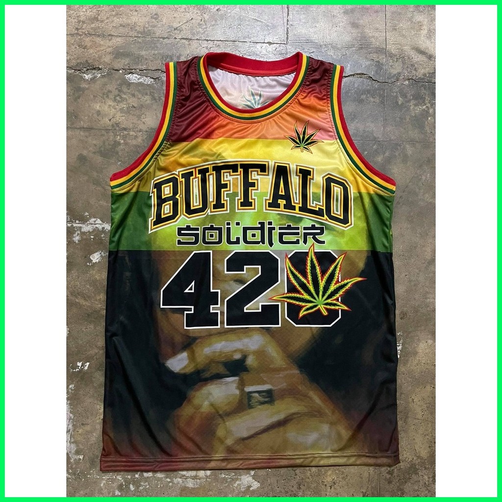 Bob Marley Buffalo Soldier Emphire MNL Jersey | Reggae Jersey | Full ...