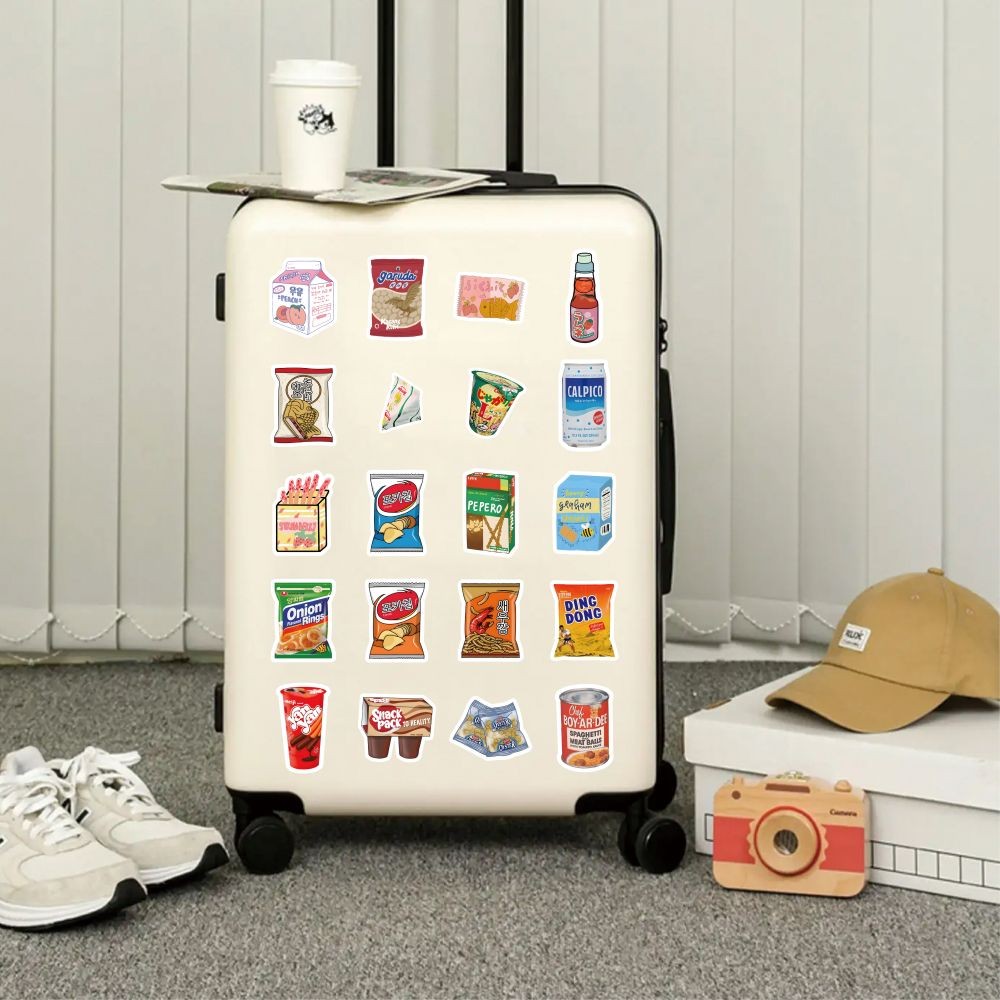 60Pcs Snack Pack Style B Sticker Set - Foodie Decor for Journals ...