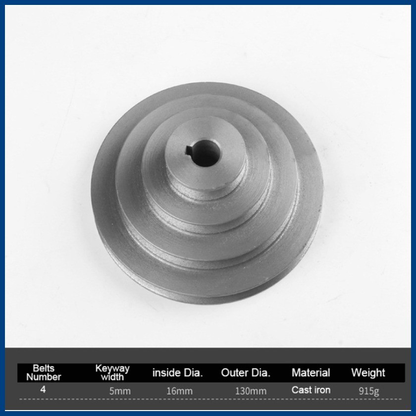 1pc 5 Step A Type V-Belt Pagoda Pulley Belt Outer Heavy Bench-Type ...