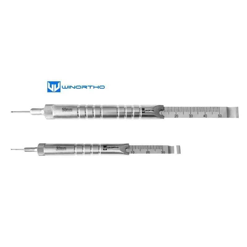 Tt Depth Gauge 30/40/50/60/90Mm Veterinary Orthopedic Instruments ...