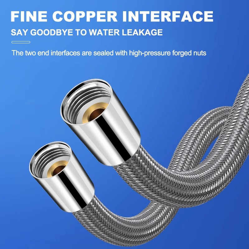 Shower Tube Anti Winding Handheld Shower Hose Durable Flexible ...