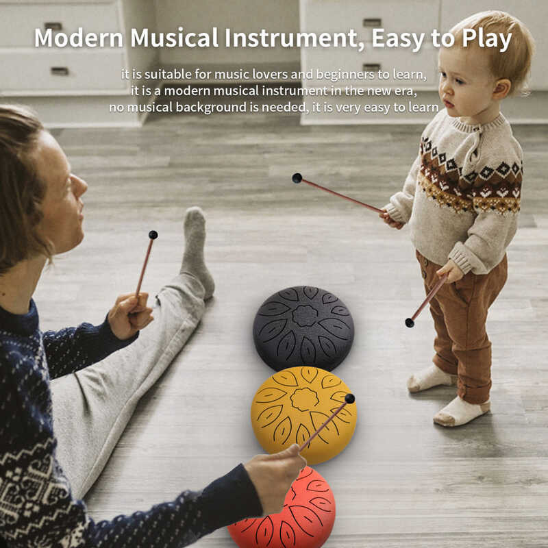 Musical 11 Instrument 6 inches Steel Tongue for Beginner Tune Hand DPad ...