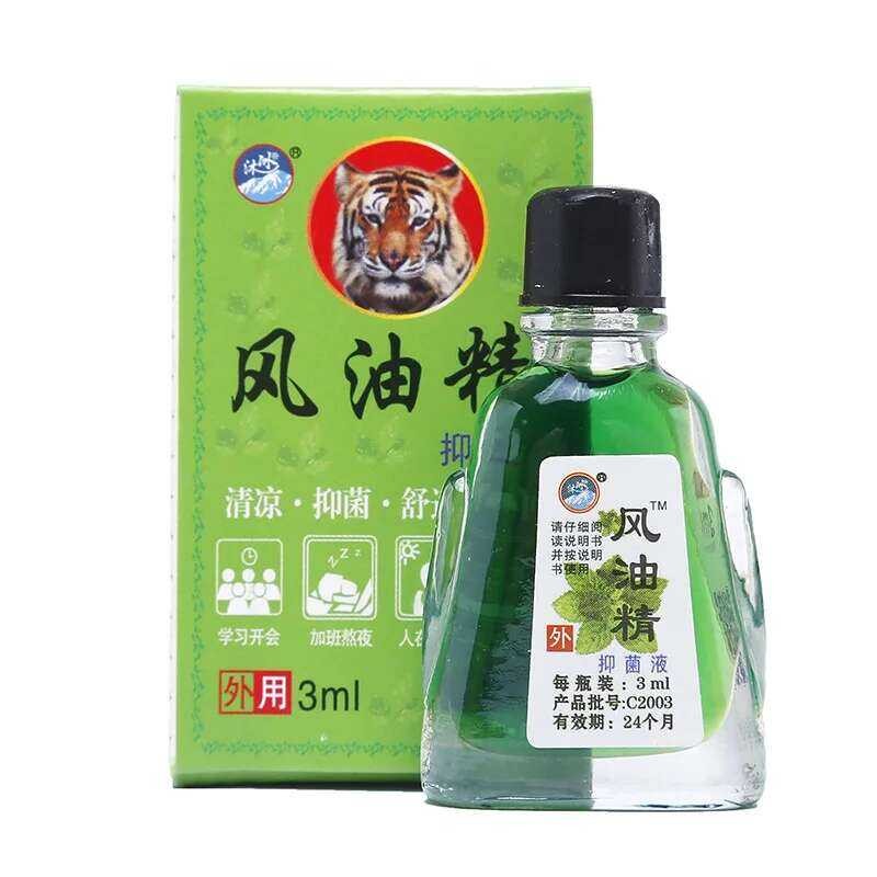 Wind 20Pcs Oil Tiger Balm Menthol Liquid Cook Anti Mosquito Dermas Itch ...