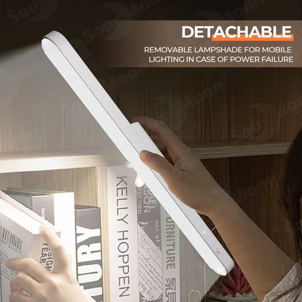 Magnetic LED Light Rechargeable Table Lamp for Study Remote Control ...