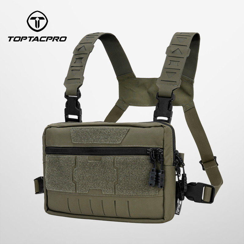 TOPTACPRO Tatcical MK3 MK4 Chest Rig Detachable EDC Combat Front ...