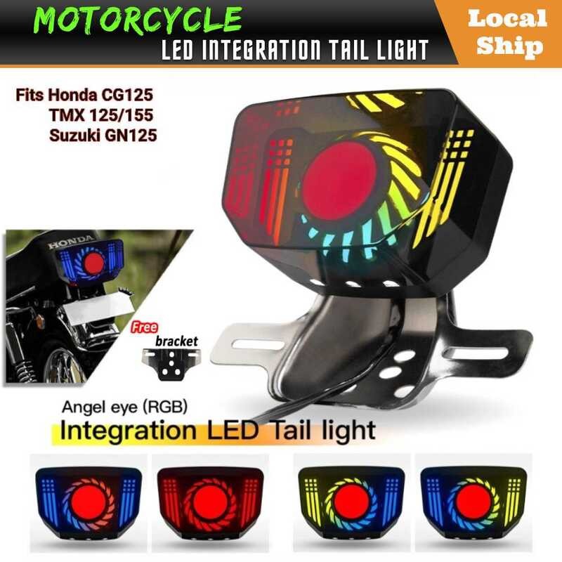 COD Motorcycle Universal Brake Parts TMX Taillight Led Brake Lamp Turn ...