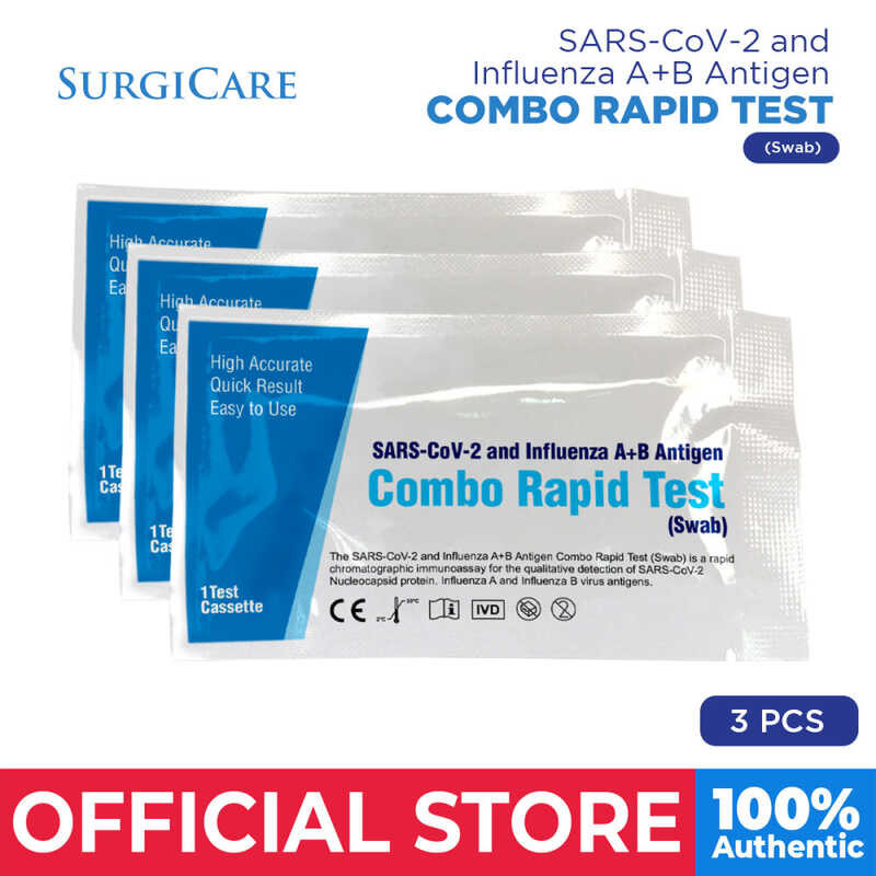 LY Surgicare SD Abott Zybio Wondfo Antigen Home Combi Covid Flu & 2 1 ...