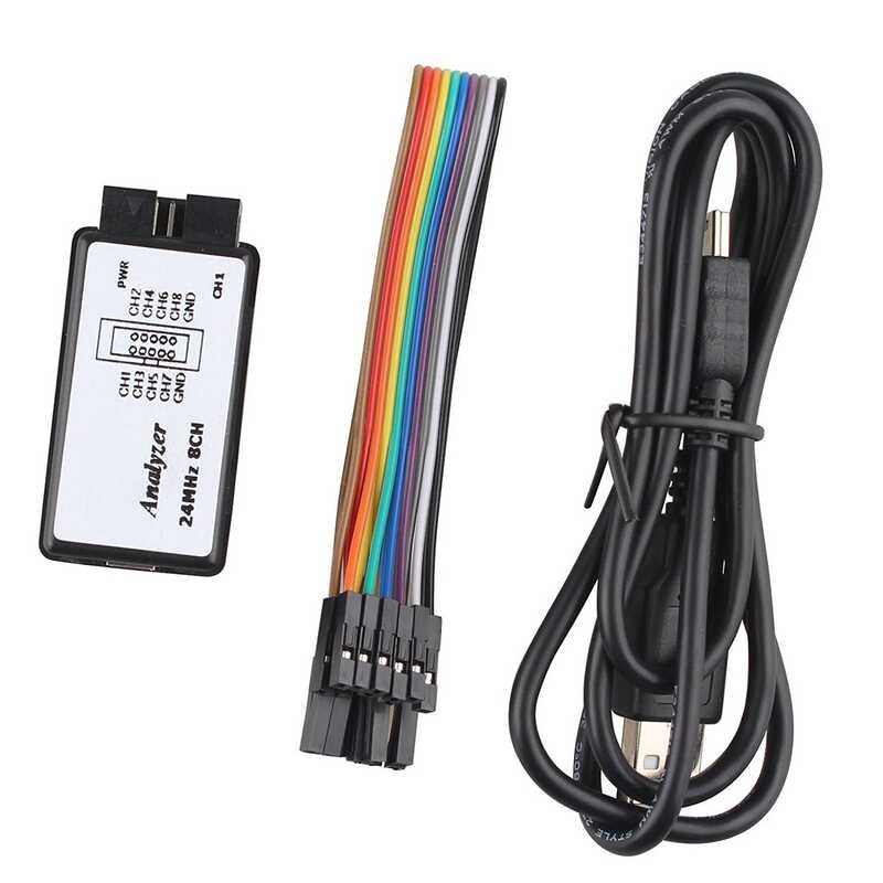 USB logic analyzer microcontroller ARM FPGA debugging tool 24M sampling ... USB logic analyzer microcontroller ARM FPGA debugging tool 24M sampling ...