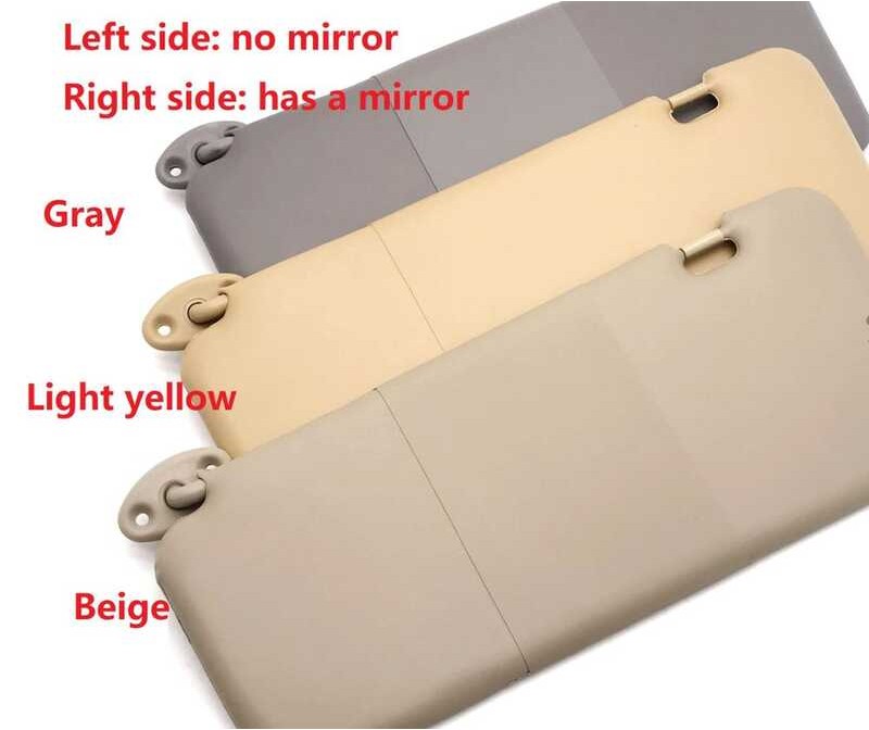 3 6 Kulay Na Maputla Ang Visor Ng Araw. May Mirror Para Sa Chinese ...