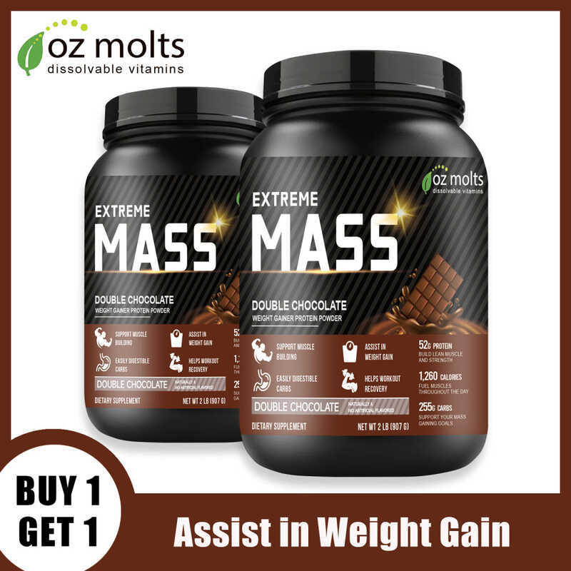 LY Ozmolts Extreme MASS Gainer Protein Powder Port Muscle Building And Gain Weight MASS Powder ...