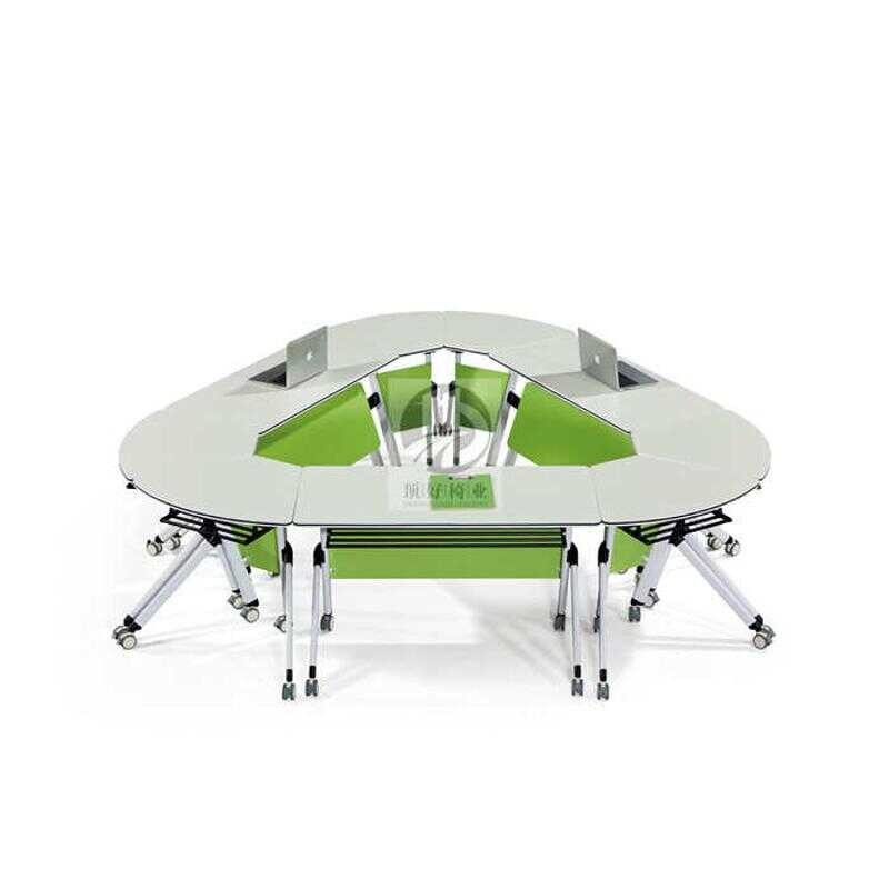 Smart Classroom Table and Chair Folding Training Long Table Combination ...