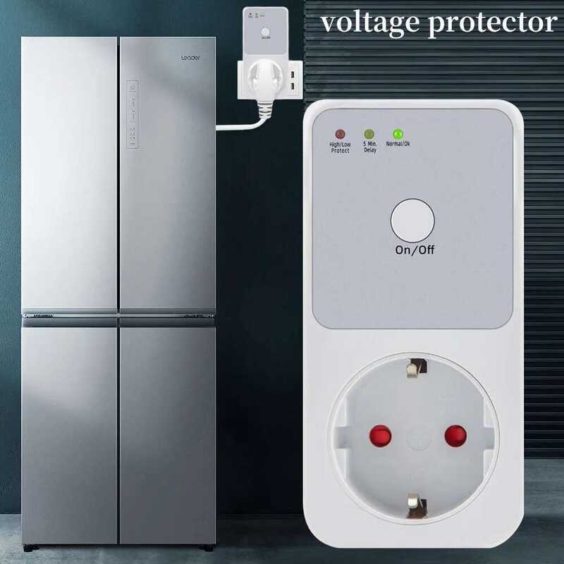 Tt Automatic Switcher VAC 220V Power Surge Protector EU Plug Socket ...