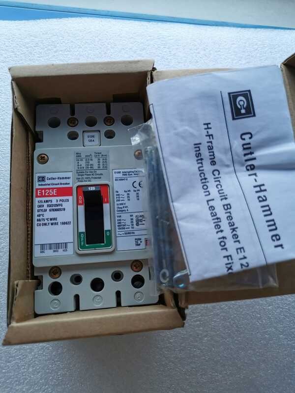 Cutler-Hammer Circuit Breaker E125S E125H 50A 70A 80A 100A | Shopee ...