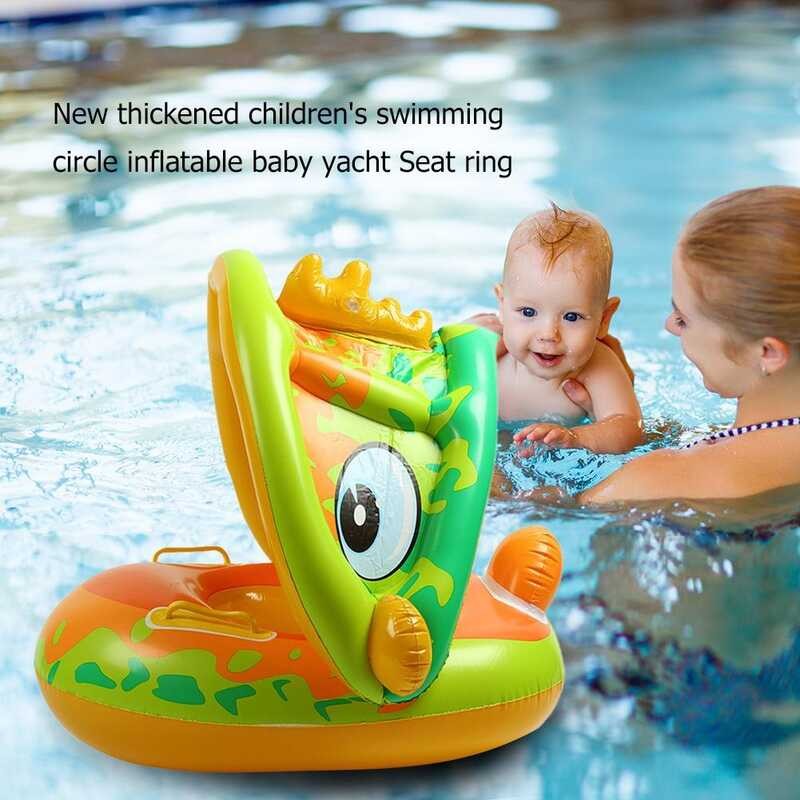 Iatable Baby Swimming Ring/Seat with Handrail PVC at Ring Raft Bathtub ...