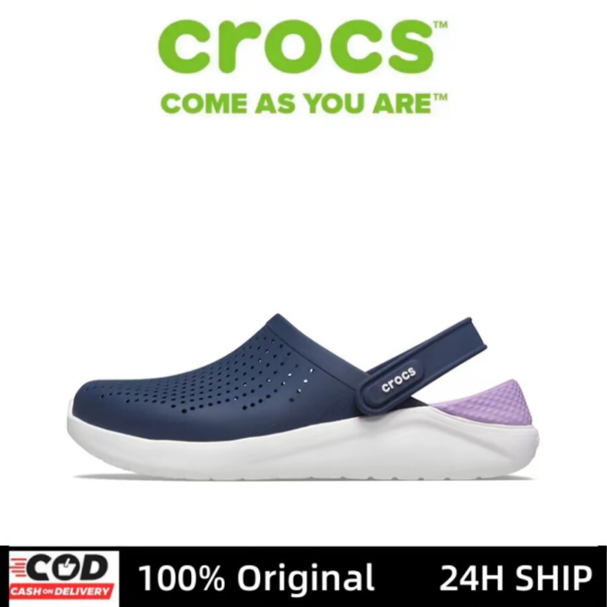 【Flagship】Crocs LiteRide EVA Blue Purple Modest Outdoor Trend Unisex ...