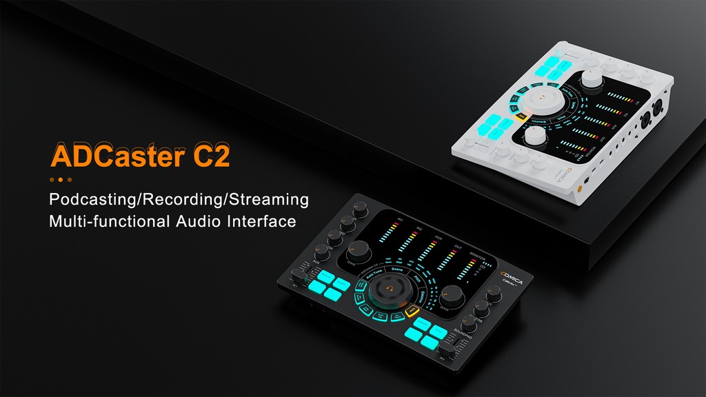 COMICA ADCaster C2 Streaming/Podcasting/Recording Multi-functional ...