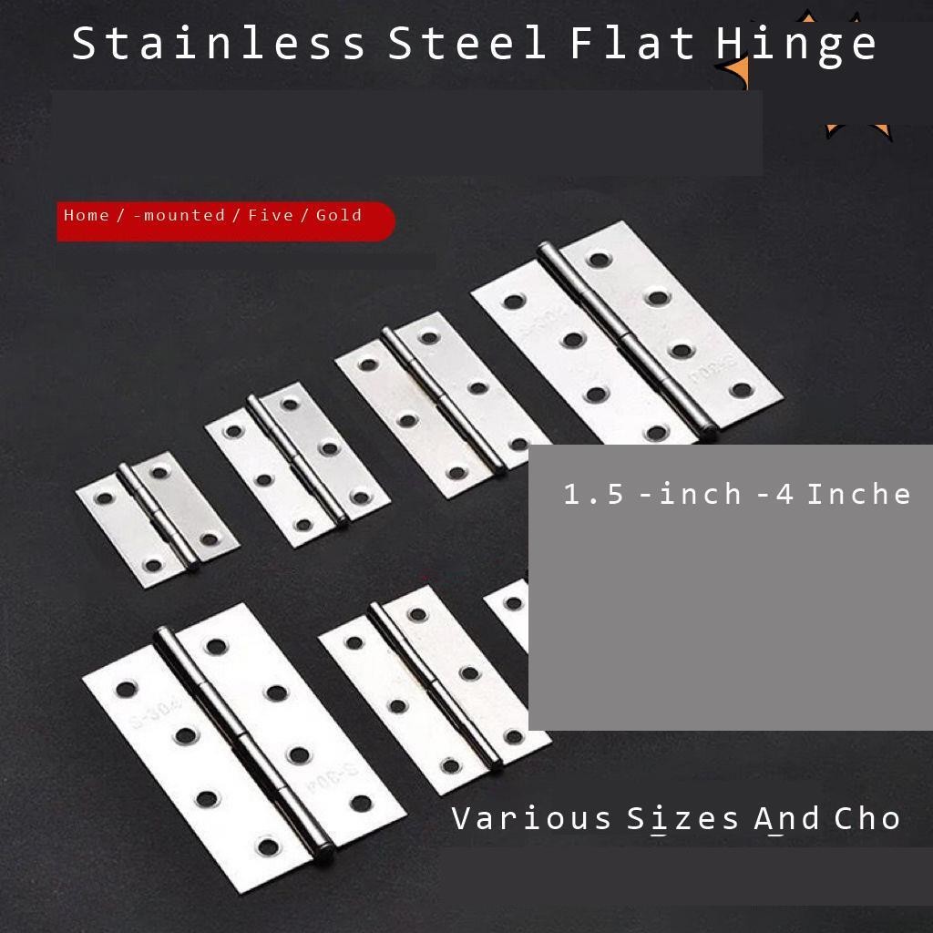 (6 pieces) Stainless Steel Swing Hinge Cabinet Door Wardrobe Box ...