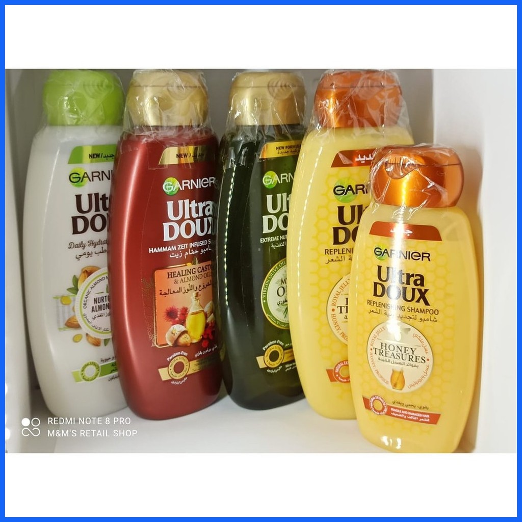 GARNIER ULTRA DOUX Shampoo and Conditioner SET and Per Piece 400ml ...